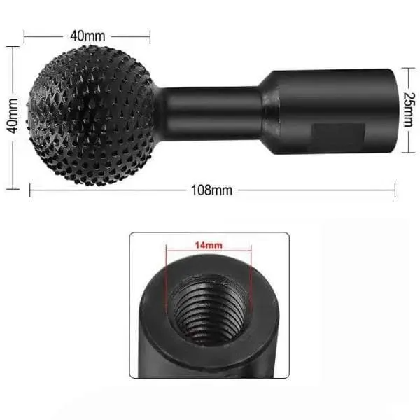 Angle grinder ball grinding head – zoombucket.com