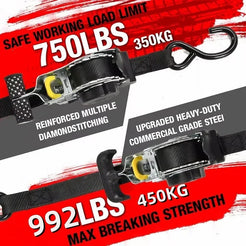 🔥 Retractable Auto Ratchet Strap with – zoombucket.com